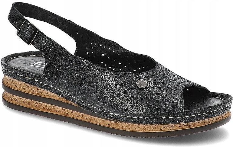 Granatowe Sandały Damskie Pollonus Stylowe Obuwie - Ceny i opinie ...