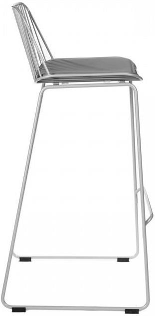 MIA home Krzesło Barowe Dillix Szary - Opinie i atrakcyjne ceny na Ceneo.pl