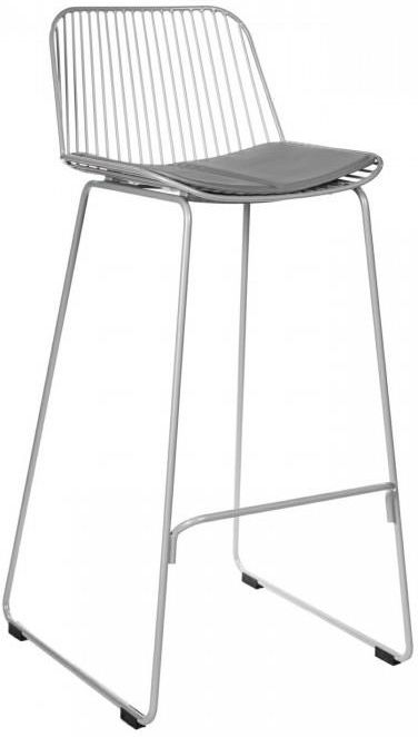 MIA home Krzesło Barowe Dillix Szary - Opinie i atrakcyjne ceny na Ceneo.pl