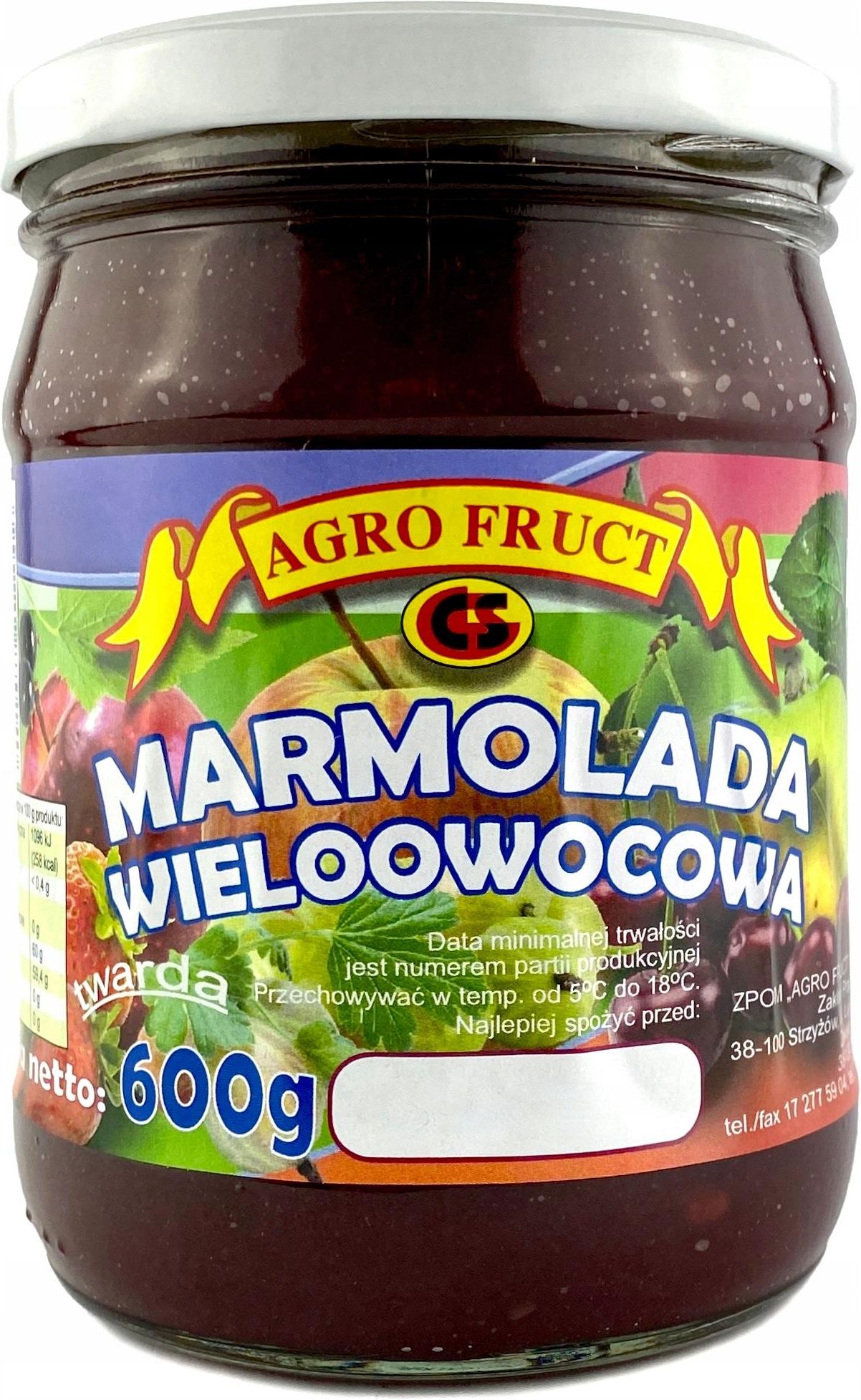 Marmolada Wieloowocowa Twarda Agro Fruct 600g - Ceny i opinie - Ceneo.pl