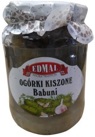 Ogórki Kiszone Babuni 0,75l Prosty Słoik Edmal - Ceny i opinie - Ceneo.pl
