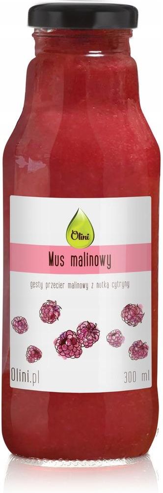 Mus Malinowy 300ml Olini 100% Naturalny Polski - Ceny i opinie - Ceneo.pl