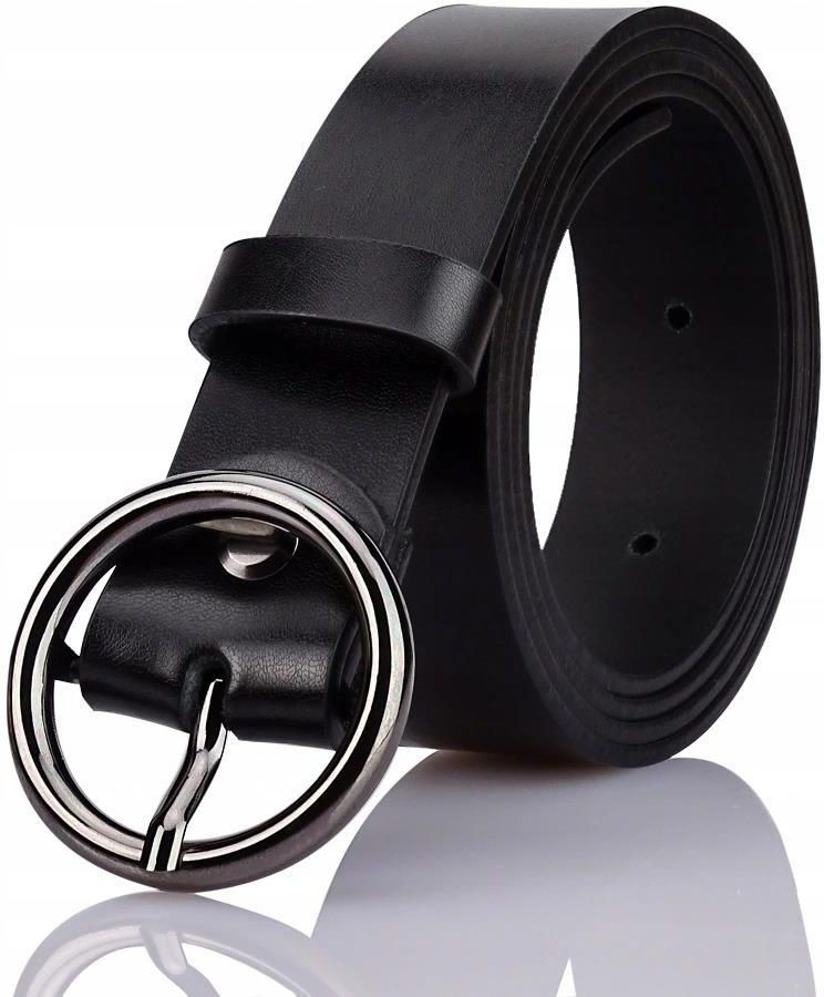 Pasek Damski Polski Gracio Srebrna Klamra Matowa - Ceny i opinie - Ceneo.pl