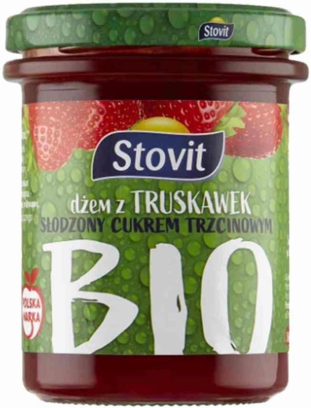 Stovit Dżem Truskawkowy Bio, 200g - Ceny i opinie - Ceneo.pl