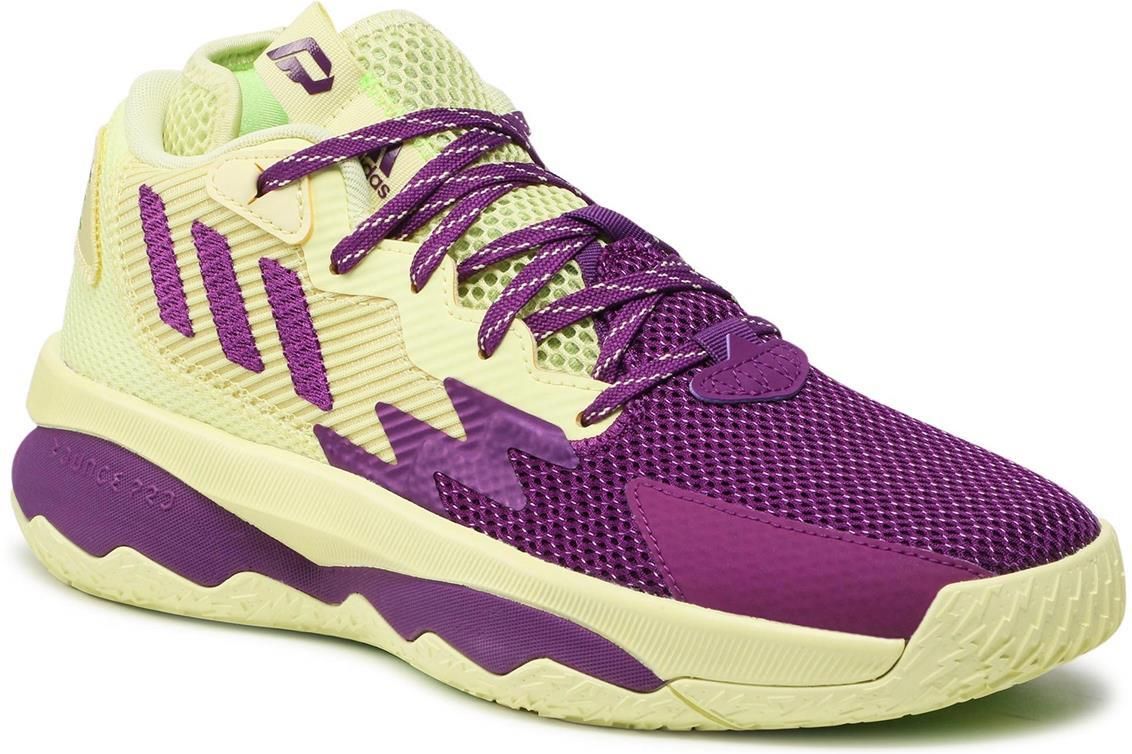 Adidas Damian Lillard X Dame 8 Gy0383 Yellow Tint Glory Purple Signal ...
