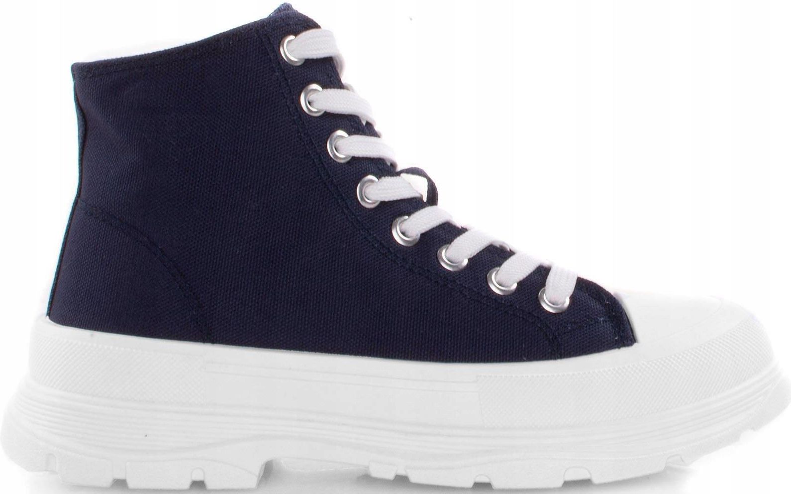 5774 Granatowe Wysokie Trampki Palladi Platforma 3 - Ceny i opinie ...