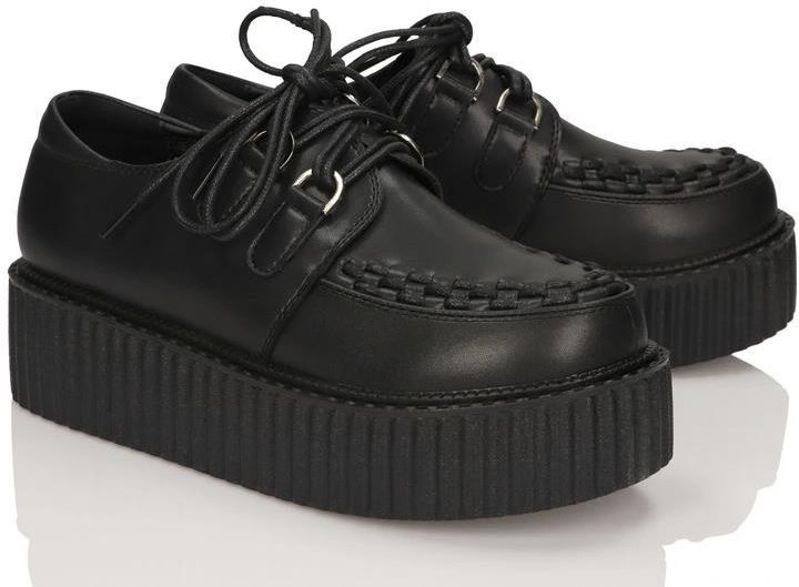 Creepersy skórzane buty damskie Smiths czarne 36 - Ceny i opinie - Ceneo.pl