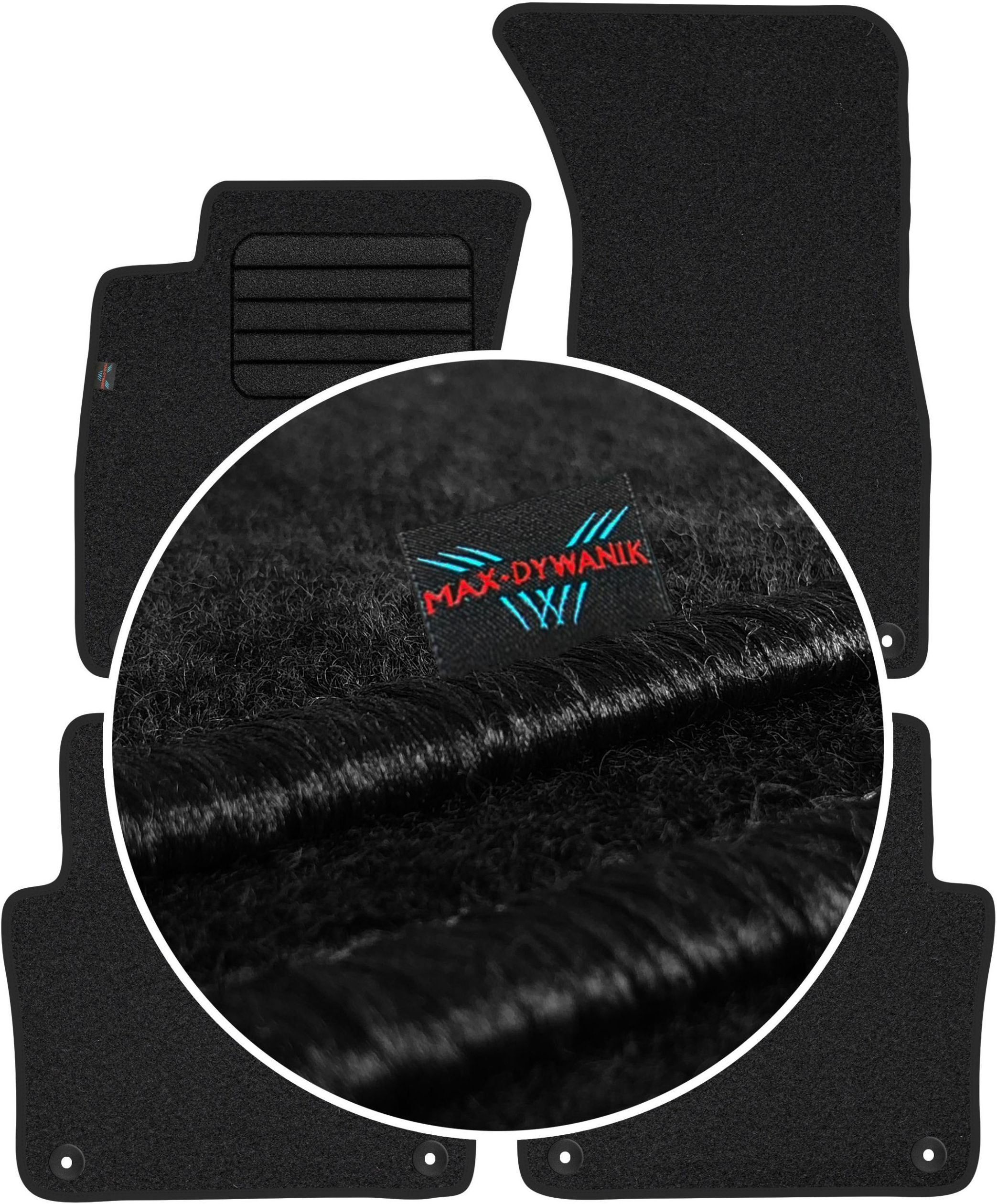 Dywanik samochodowy Max-Dywanik Audi A8 D3 Short 2002-2010 Wycieraczki ...