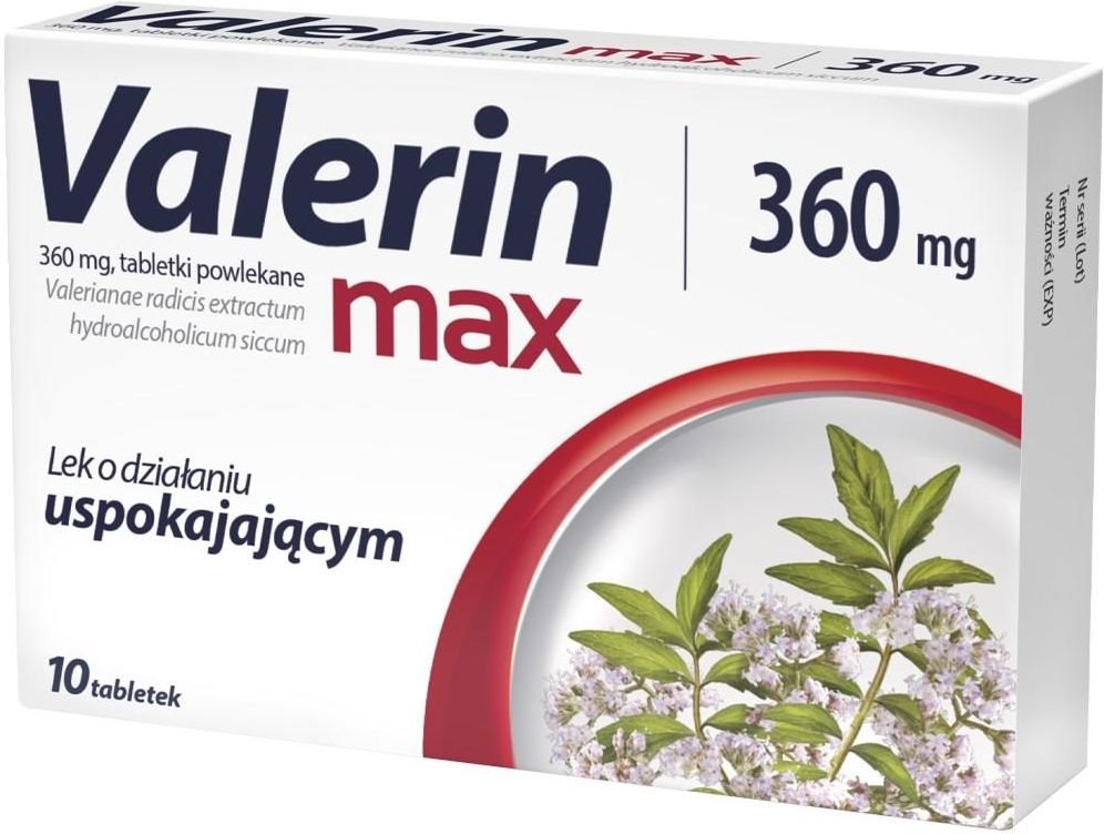 Lek na układ nerwowy Valerin Max 10 tabl - Opinie i ceny na Ceneo.pl
