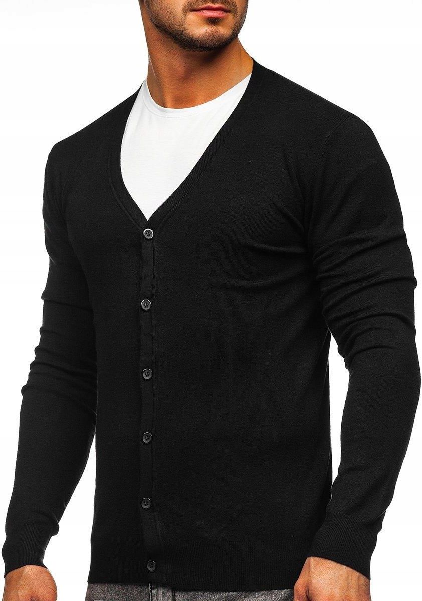 Sweter Męski Rozpinany Czarny YY06 Denley_s - Ceny i opinie - Ceneo.pl