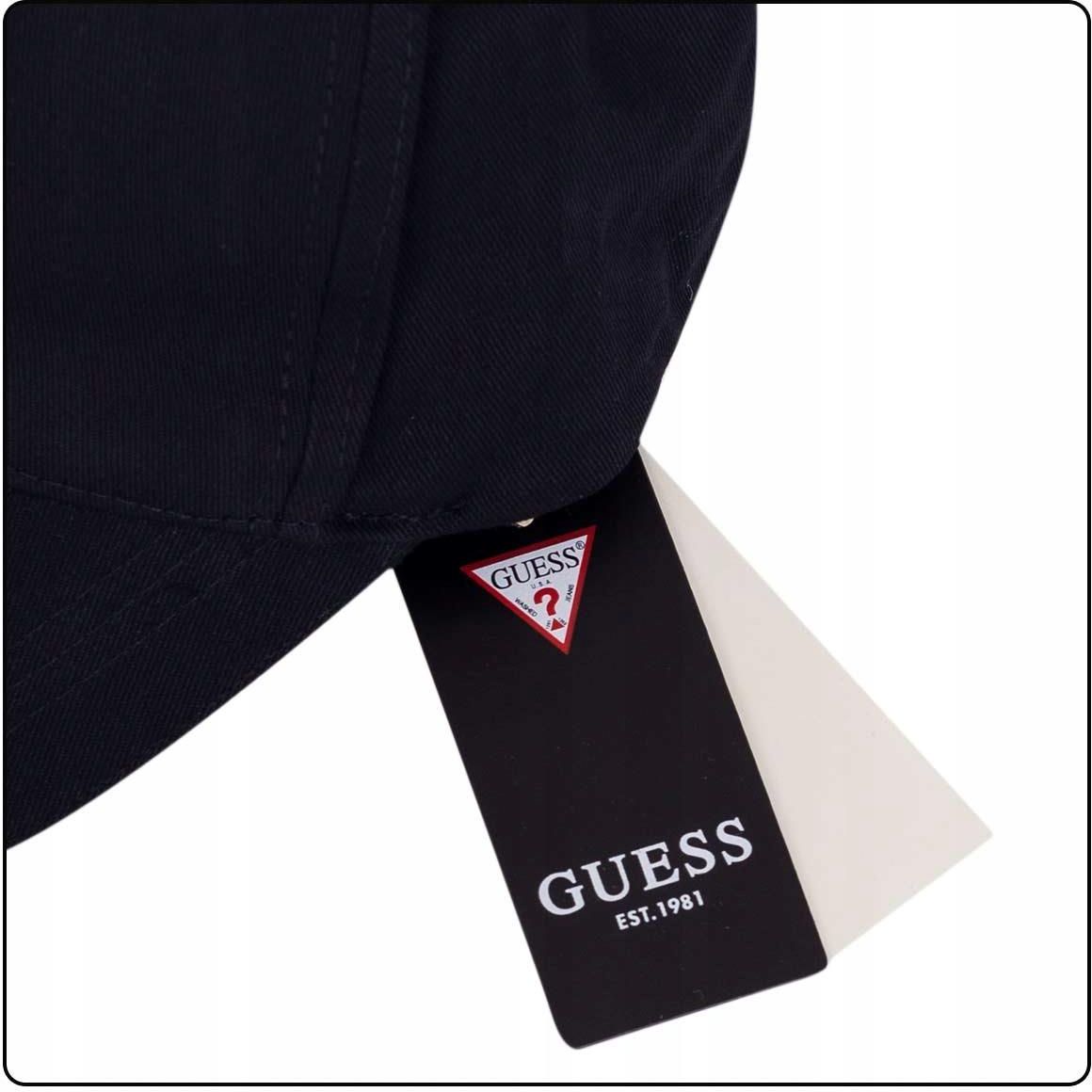 Guess Czapka Z Daszkiem Triangle Logo Cap Black - Ceny i opinie - Ceneo.pl