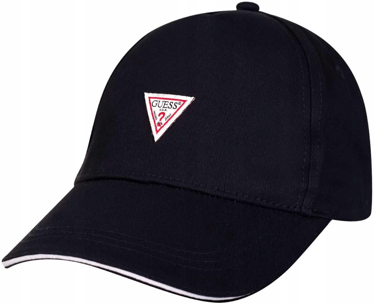 Guess Czapka Z Daszkiem Triangle Logo Cap Black - Ceny i opinie - Ceneo.pl