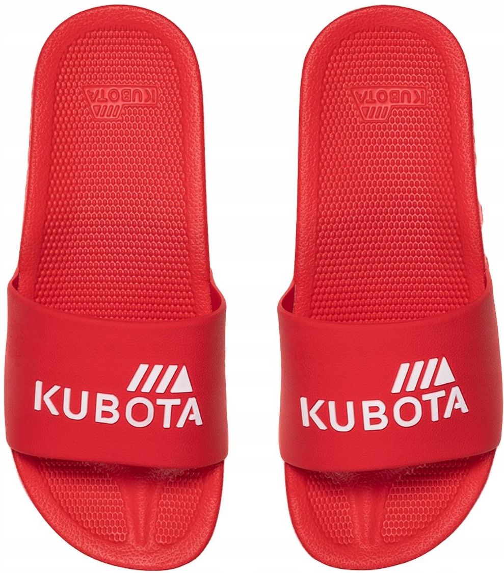 Klapki Męskie Basenowe Kubota Basic Czerwone 42 - Ceny i opinie - Ceneo.pl