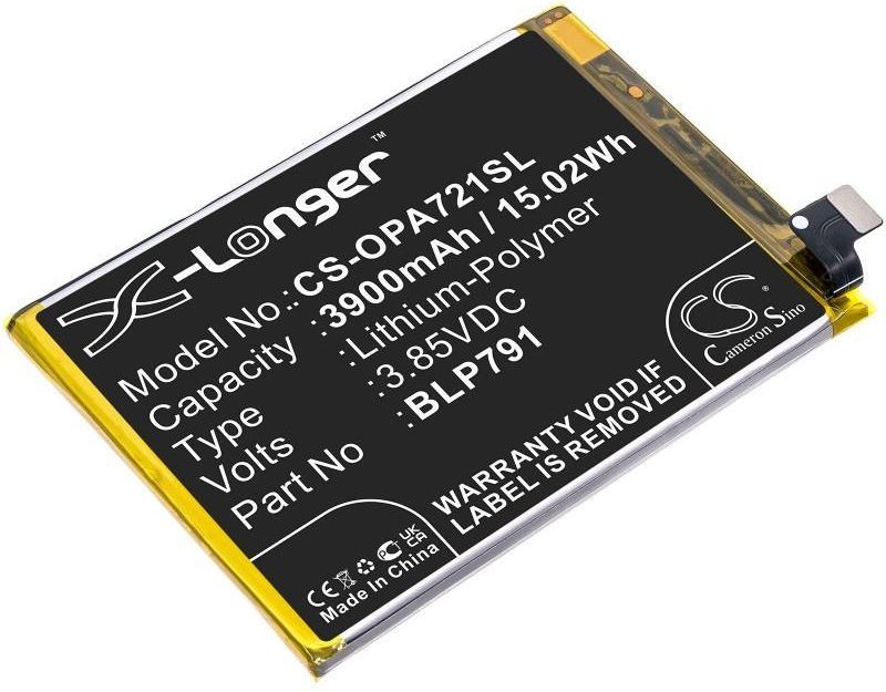 Bateria Oppo A72 5G 2020 / Blp791 3900Mah 15.02Wh Li-Polymer 3.85V ...