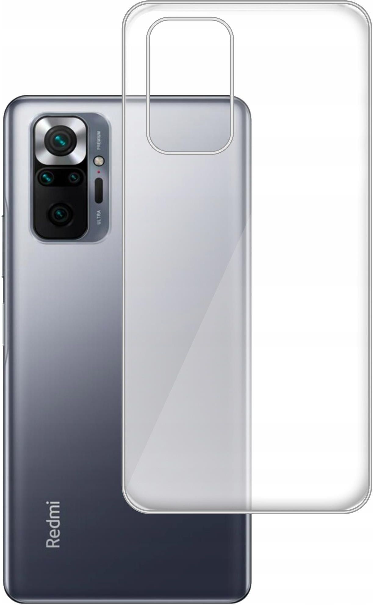 Etui do Xiaomi Redmi Note 10 5G gumowe Slim Clear - Etui na telefon ...