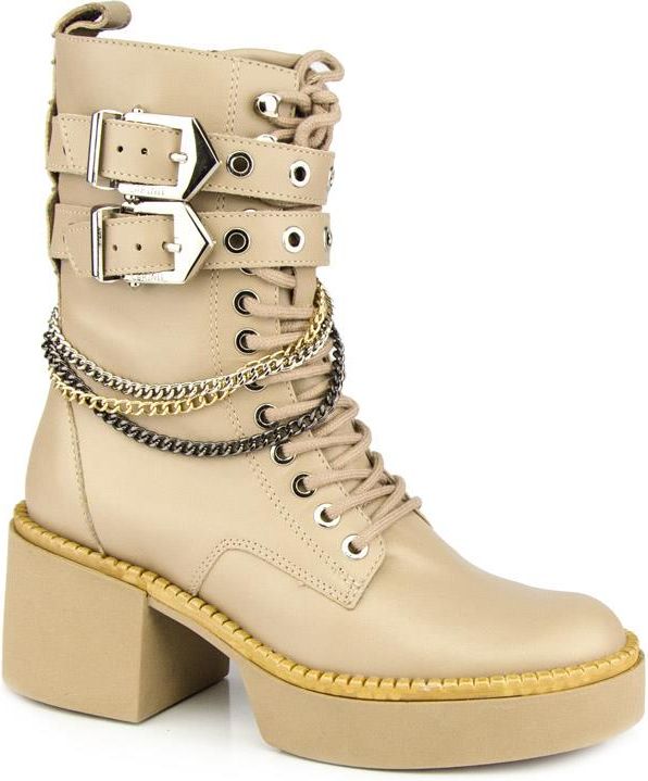 Carinii B7482 Botk Workery Trapery Skóra Beżowe 39 - Ceny i opinie ...