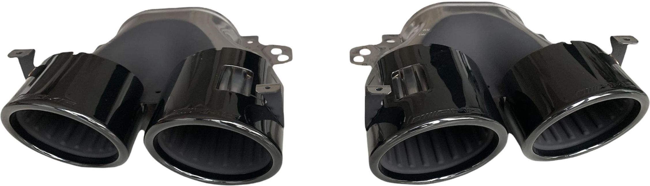 2X KOŃCÓWKA WYDECHU MERCEDES A A45S AMG W177 GT53 W290 GLA CLA GLE53 ...