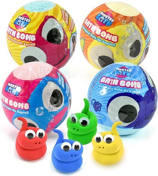 Marba MONSTER BATH zestaw kul do kąpieli 4x140g - Ceny i opinie - Ceneo.pl