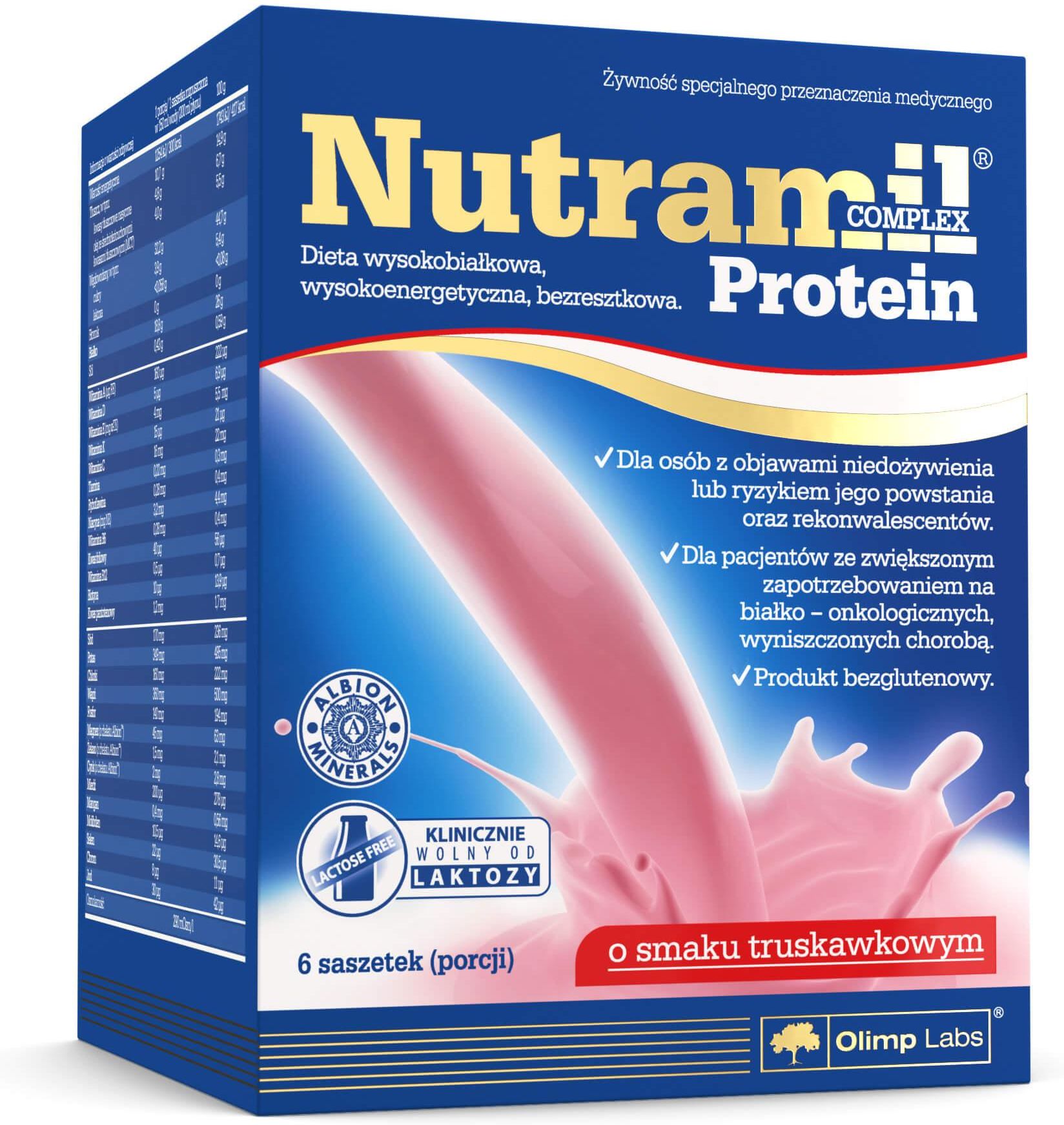 Olimp Nutramil Comp Pro Truskawka 72g - Opinie i ceny na Ceneo.pl