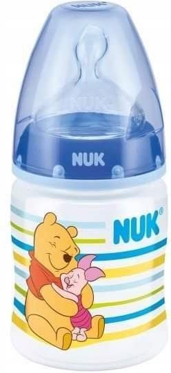 Nuk Butelka 150Ml Kubuś Puchatek Z Silikonowym Smoczkiem Rozmiar 1 Niebieska - Ceny i opinie ...