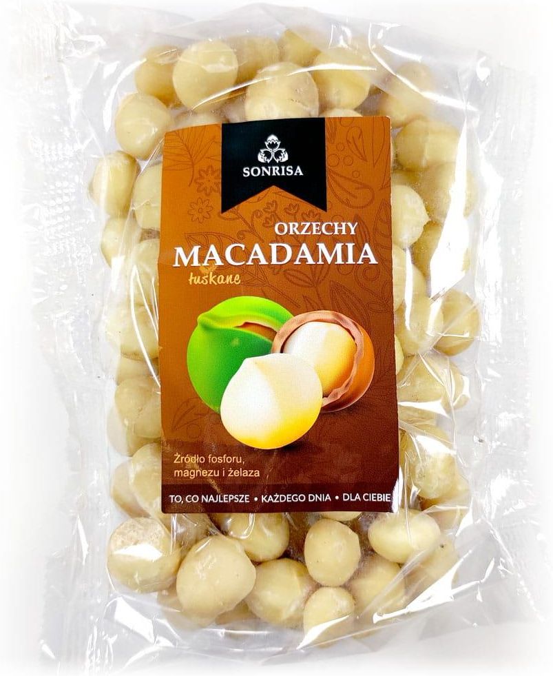 Sonrisa Orzechy Macadamia 100g - Ceny i opinie - Ceneo.pl