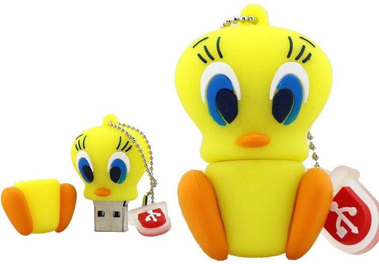 Pendrive PENDRIVE TWEETY PTASZEK SYLWESTER USB Flash 16GB - Opinie i ...