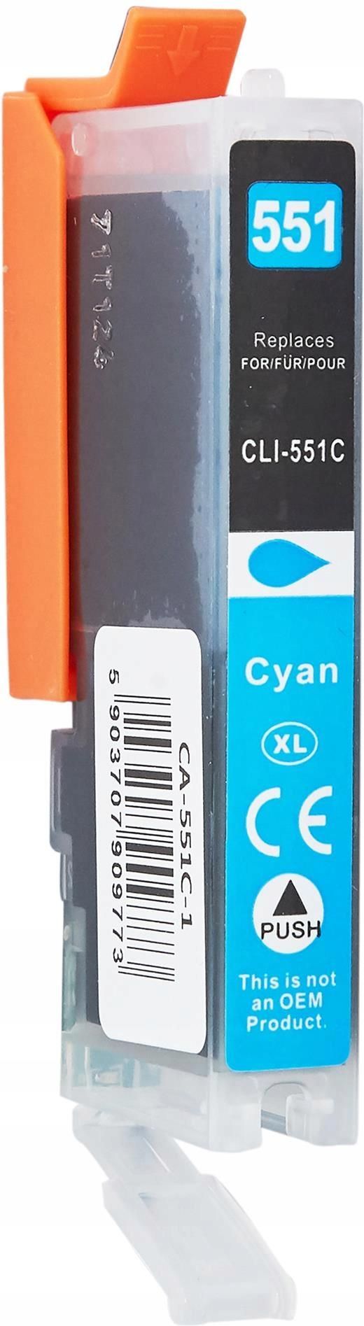 Tusz SMART PRINT TUSZ CA-551C 6509B001 / CLI551C CA-551C-1 (CA551C1) do ...