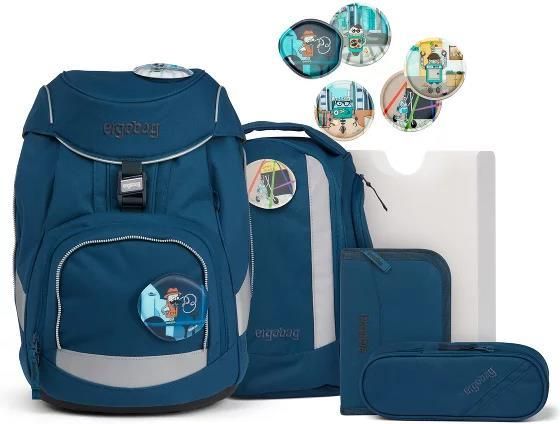 Ergobag Pack Zestaw szkolny 6cz. włącznie z Klettie-Set robotbär - Ceny ...