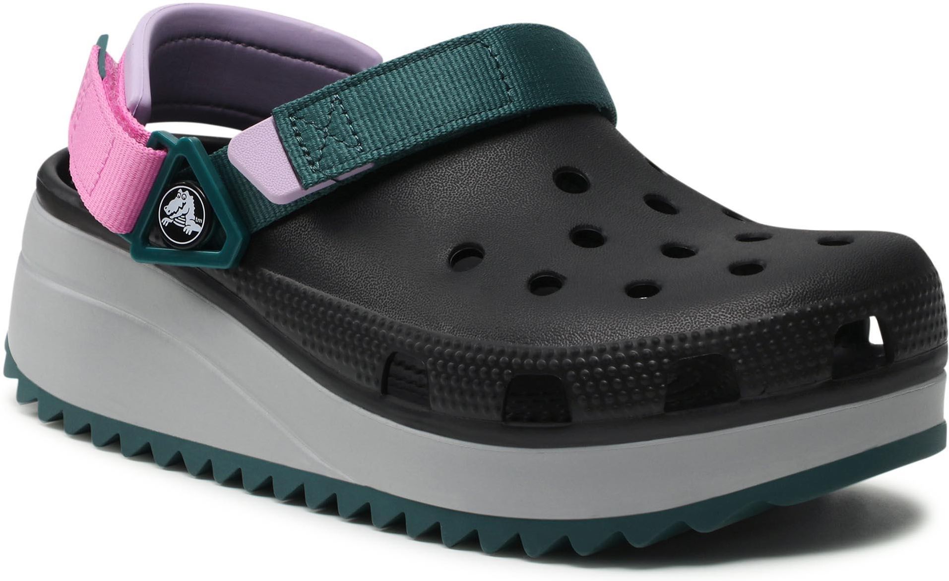 Klapki CROCS - Classic Hiker Clog 206772 Multi/Black - Ceny i opinie ...