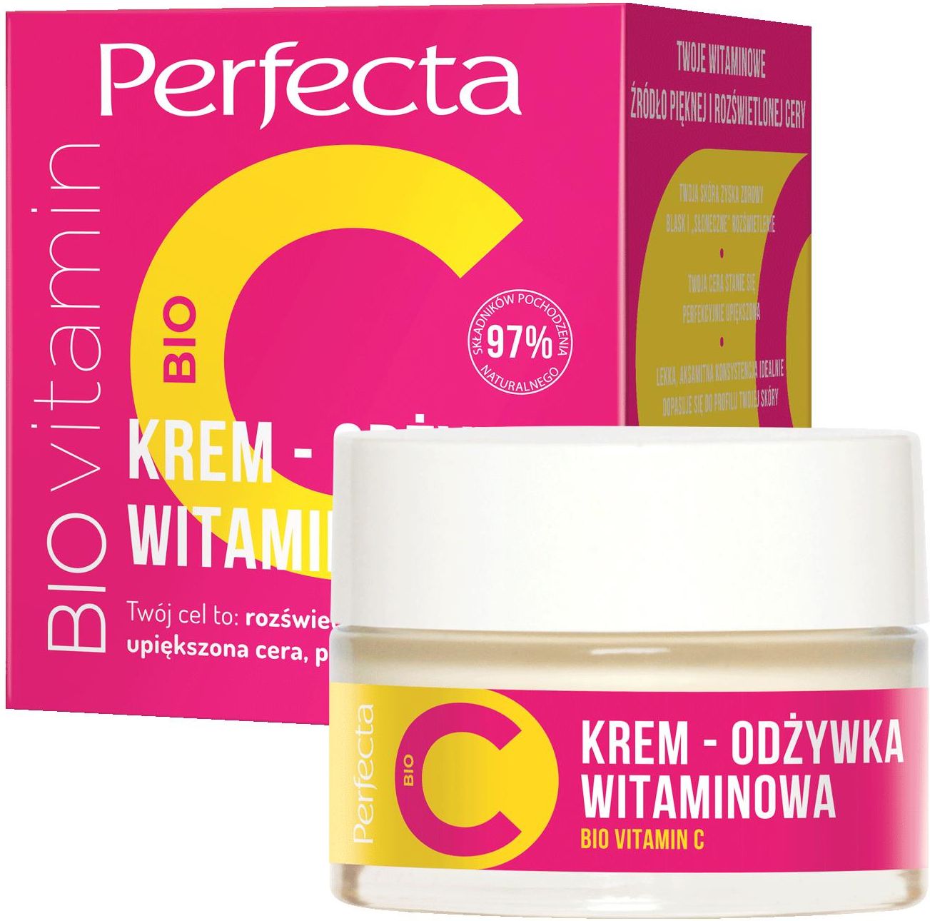 Krem do twarzy Perfecta Bio Vitamin C Kremodżywka Witaminowa 50Ml ...
