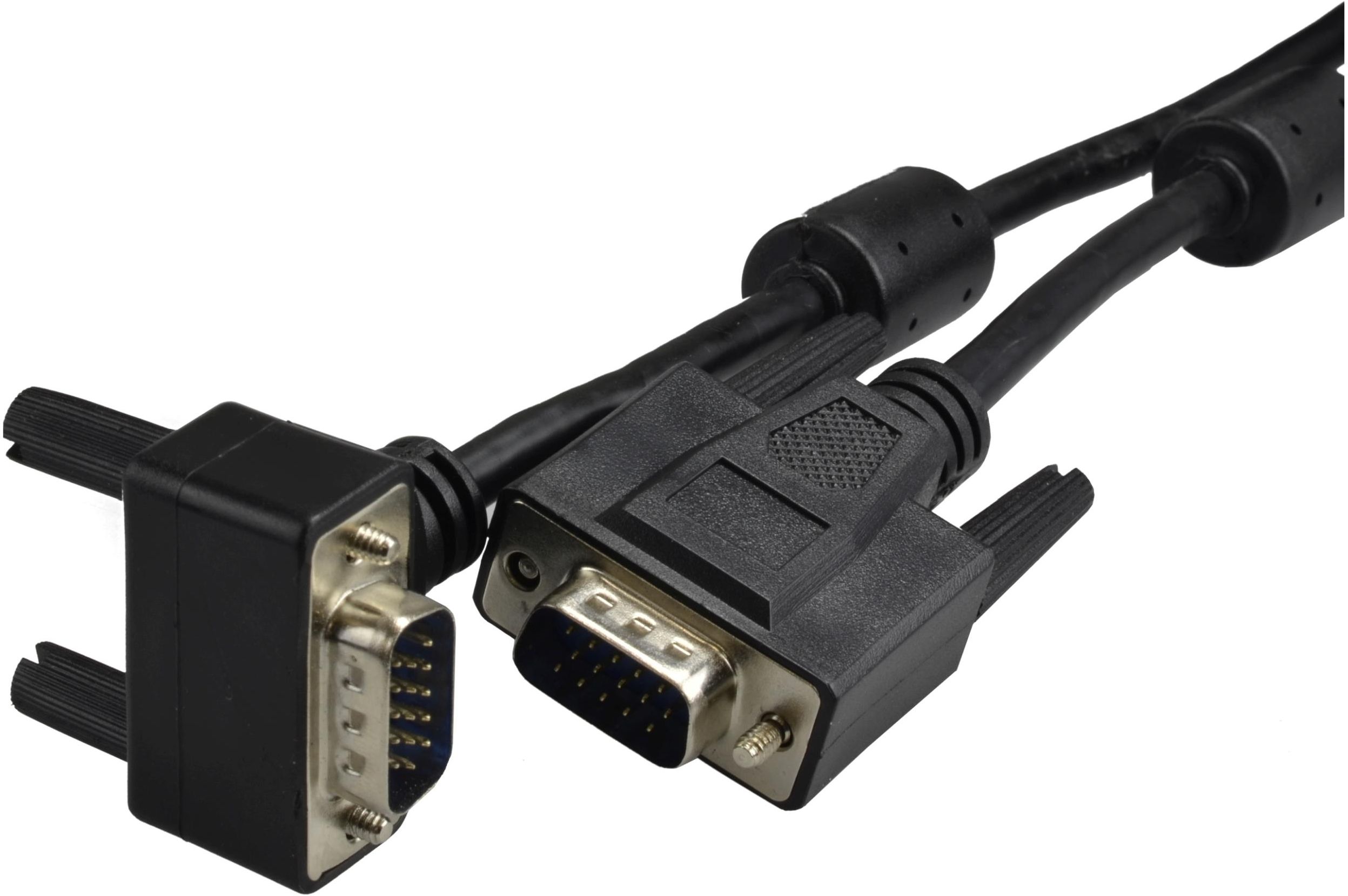 INNA KABEL DO MONITORA PC VGA SVGA DSUB KĄTOWY 10M (421804KABELWIDEO ...