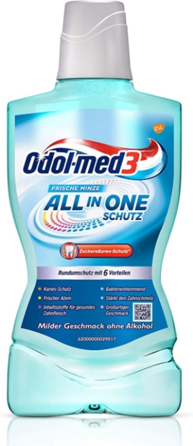 Odolmed 3 All In One Płyn Do Płukania 500Ml - Opinie i ceny na Ceneo.pl