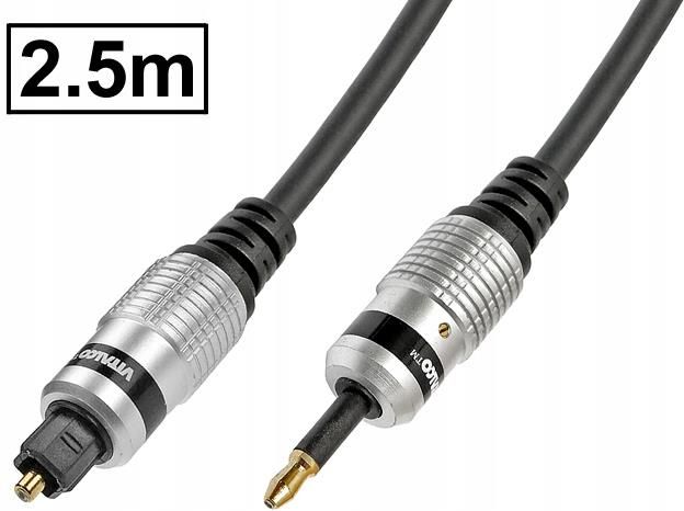 Kabel S/pdif TOSLINK-miniTOSLINK Hq Vitalco 2.5m - Opinie i ceny na ...