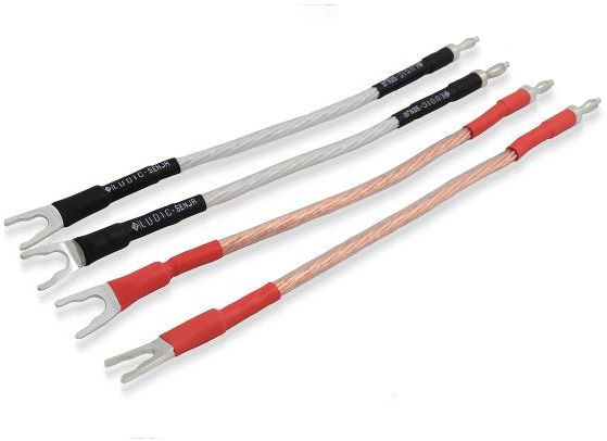 Ludic Audio Senja Bi-Wire - jumpers Spade Banan - Opinie i ceny na Ceneo.pl