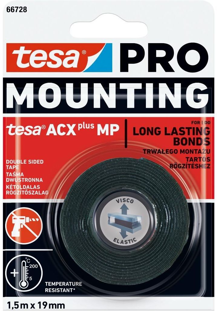 Tesa Dwustronna Taśma Montażowa Pro Mounting Acx Plus 1,5mx19mm ...