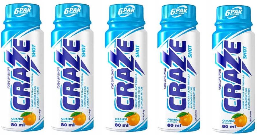 6Pak Nutrition Craze Shot 80Ml - Ceny i opinie - Ceneo.pl