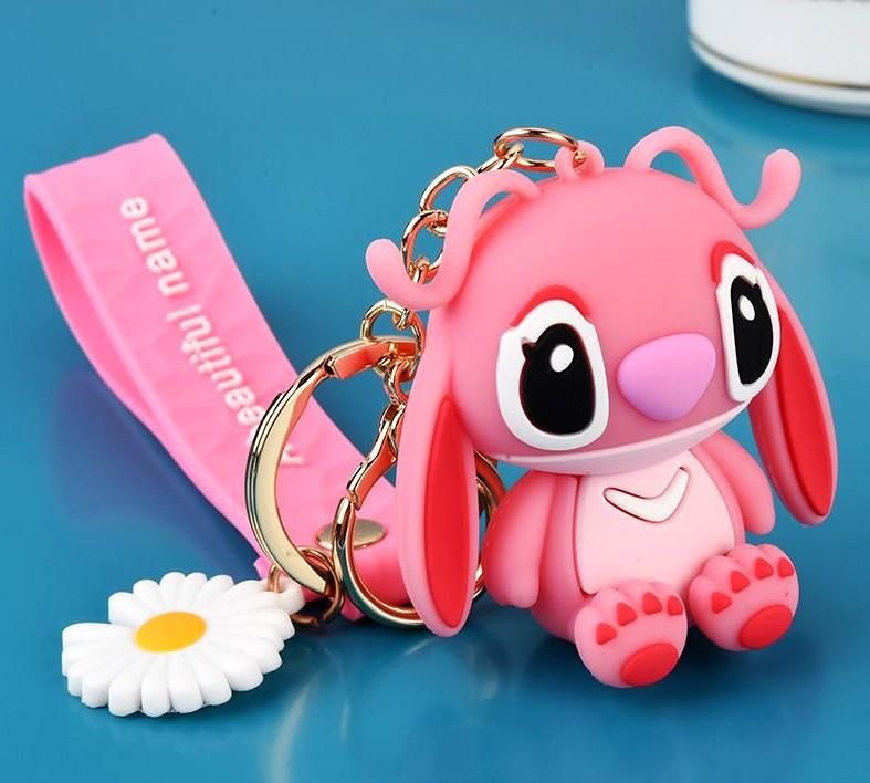 Brelok Miś Do Kluczy Torebki Angel Stitch Pink - Gadżety odzieżowe ...