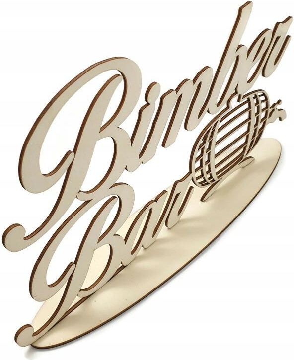 Bimber Bar Drewniany Napis Na Stół Wesele Ślub - Ceny i opinie - Ceneo.pl