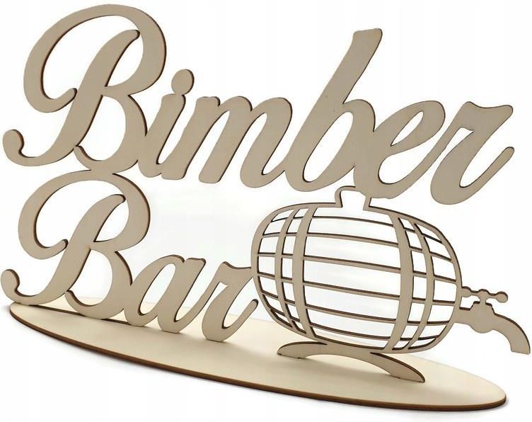 Bimber Bar Drewniany Napis Na Stół Wesele Ślub - Ceny i opinie - Ceneo.pl