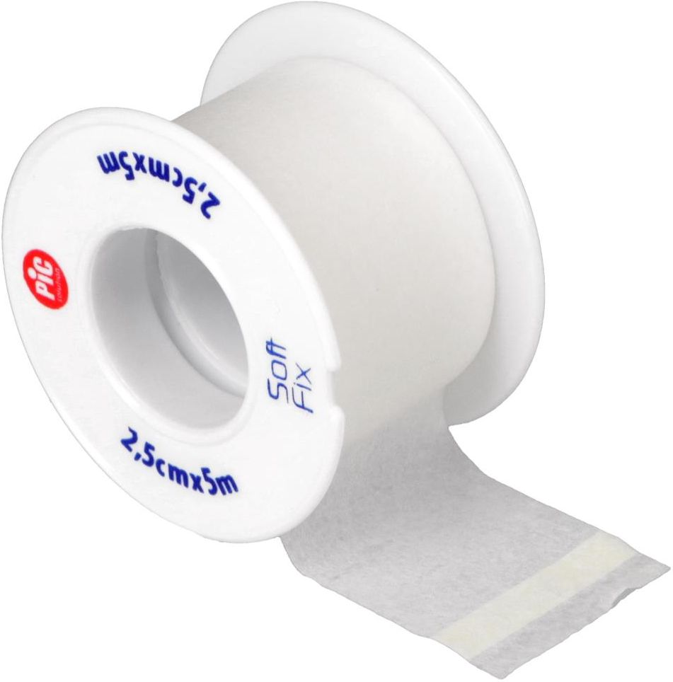 Przylepiec Soft Fix (Pic Solution) 2,5 cm x 5 m - Opinie i ceny na Ceneo.pl