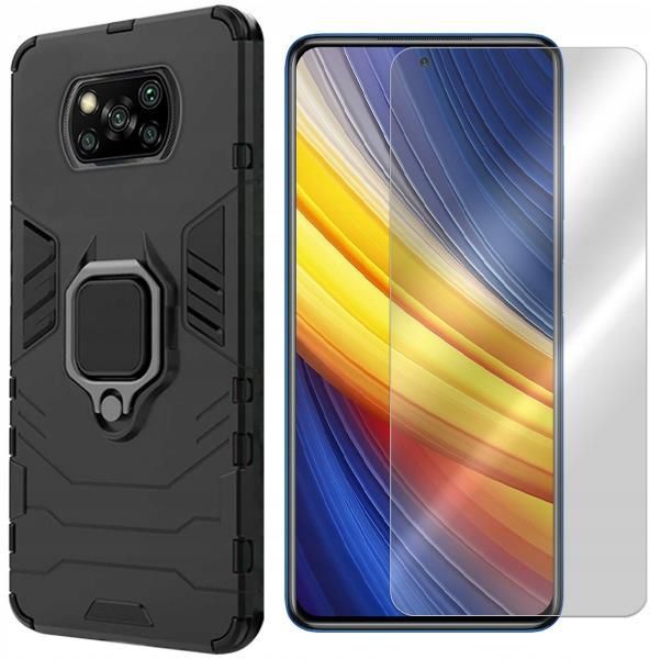 Etui Do Xiaomi Poco X3 Nfc Obudowa Ring + Szkło 9H - Etui na telefon, ceny i opinie - Ceneo.pl