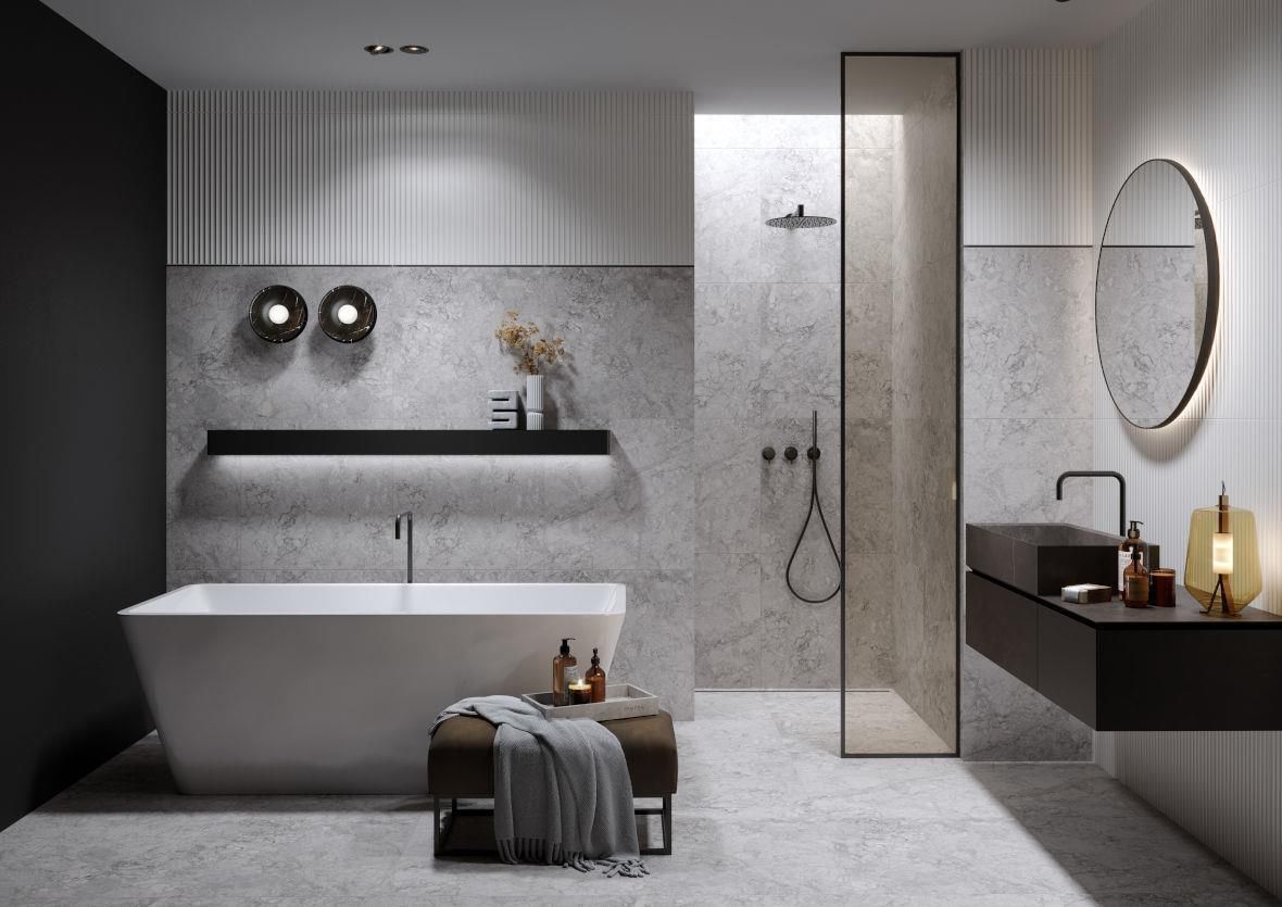 Płytki Cersanit Glazura Tilian Ps820 White Structure Satin 29,8x59,8 ...