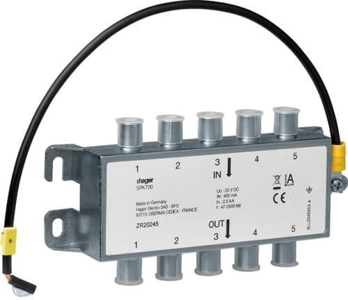 Hager Spd Tv 5 Torów Coax In=2,5kA SPK700 - Opinie i ceny na Ceneo.pl