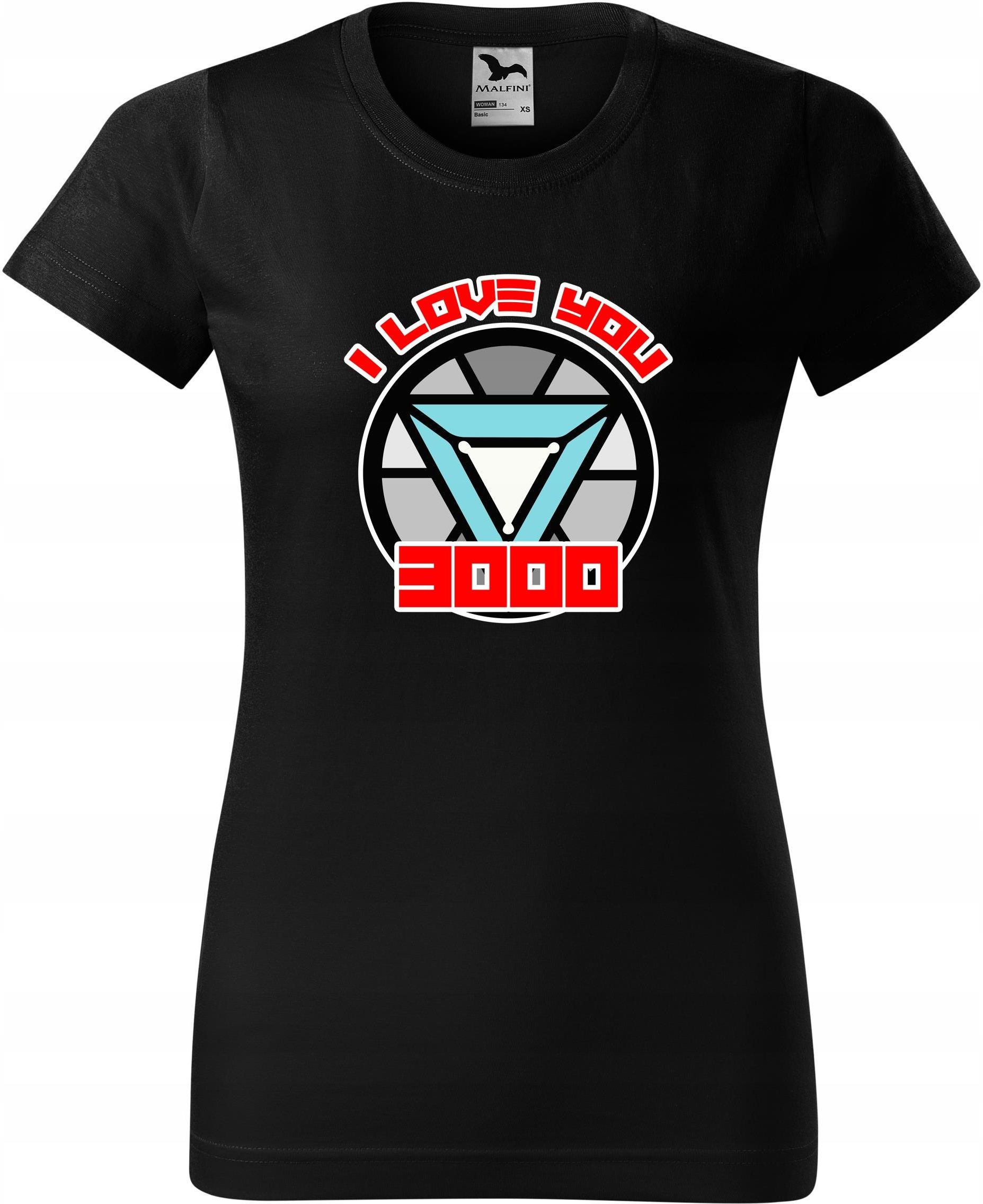 Koszulka dla niej I Love You 3000 Tony Stark S - Ceny i opinie - Ceneo.pl