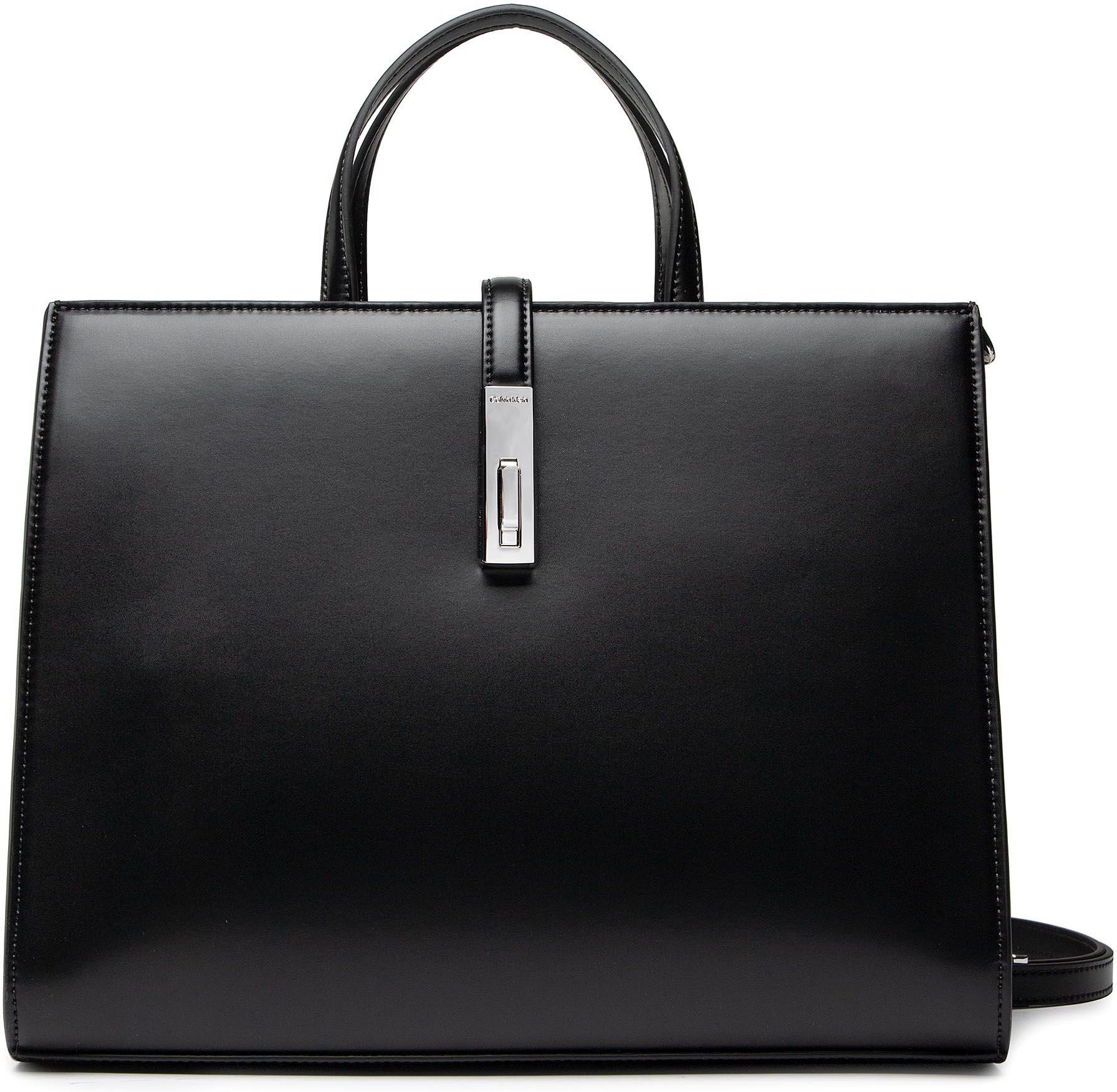 Torebka CALVIN KLEIN - Archive Hardware Tote K60K609640 Ck Black - Ceny ...