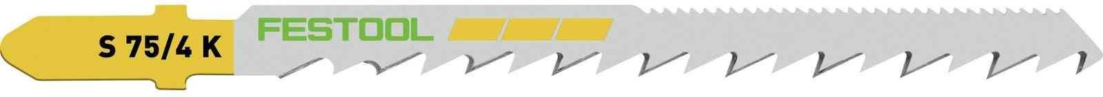 Brzeszczot Festool Brzeszczot do wyrzynarki WOOD CURVES S 75/4 204265 1 ...