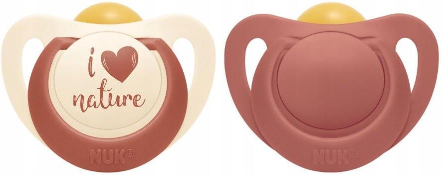 NUK Smoczek Uspokajający Kauczukowy 18-36M 2Szt. - Ceny i opinie - Ceneo.pl