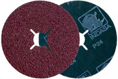 Indasa Krążek Fibrowy Fibra 125Mm P80 25Szt. Rhynofibre 'A' Silver ...