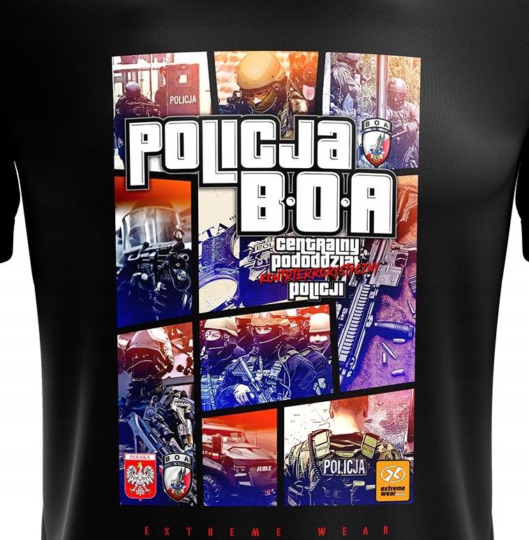 Policja Boa koszulka Antyterroryści r. L - Ceny i opinie - Ceneo.pl