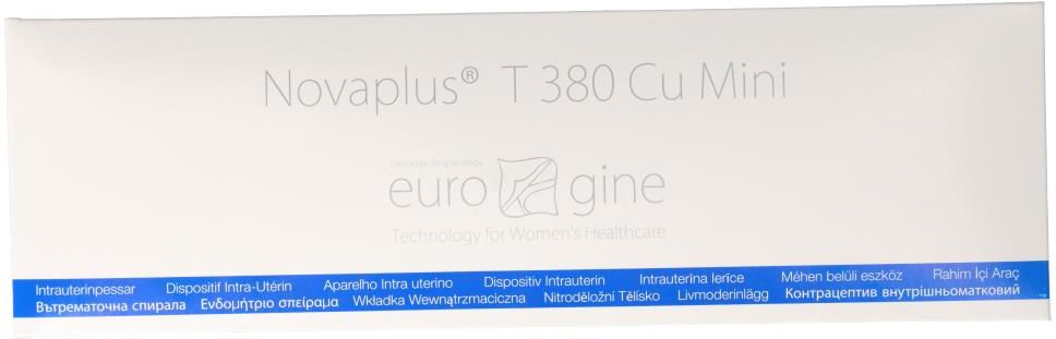 Wkładka wewnątrzmaciczna NOVAPLUS T380 Cu ( Eurogine) MINI - Ceneo.pl